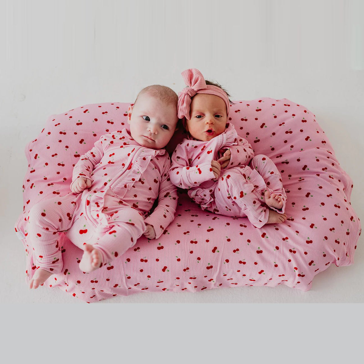 Very Cherry Bamboo Pajamas – Sweet & Sustainable | Set Baby